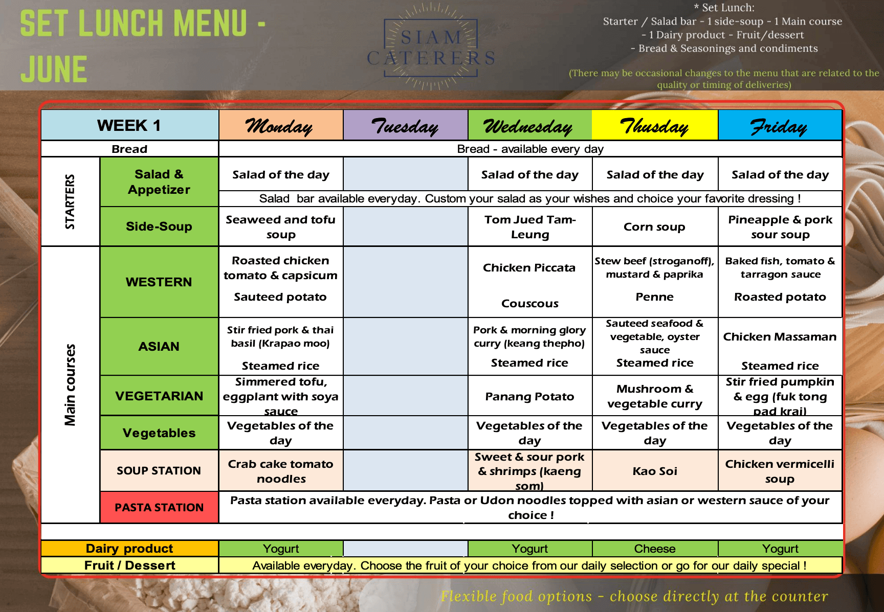 Meal That Is More Than a School Lunch at St. Andrews Green Valley